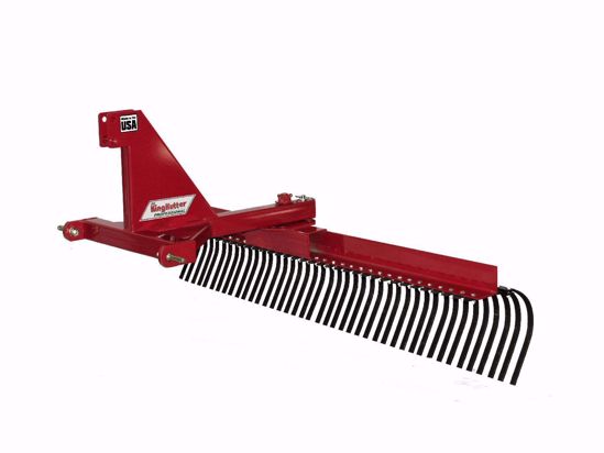King Kutter. 7 FOOT LANDSCAPE RAKE-42 TINES PROFESSIONAL
